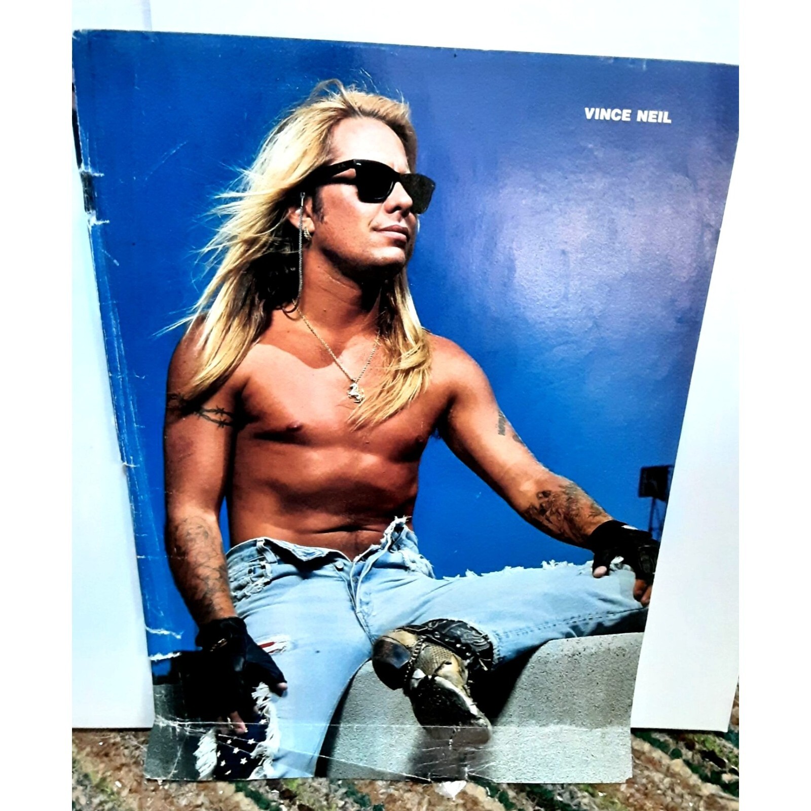 1992 Vince Neil Motley Crue and Slaughter Mini Poster Vintage FAIR | eBay