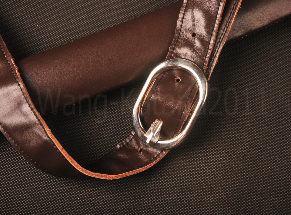 Brown Leather Katana Saya Sheath Scabbard for Japanese Samurai Sword ...