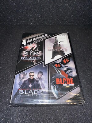 4 Film Favorites: Blade Collection (DVD, 2009, 2-Disc, Widescreen ...