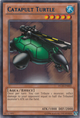 Catapult Turtle - Blue - DL18-EN001 - Rare - Unlimited Edition x1 ...