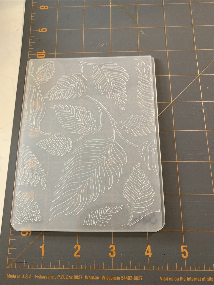 Sizzix Large Leaves Embossing Folder Ellison | eBay