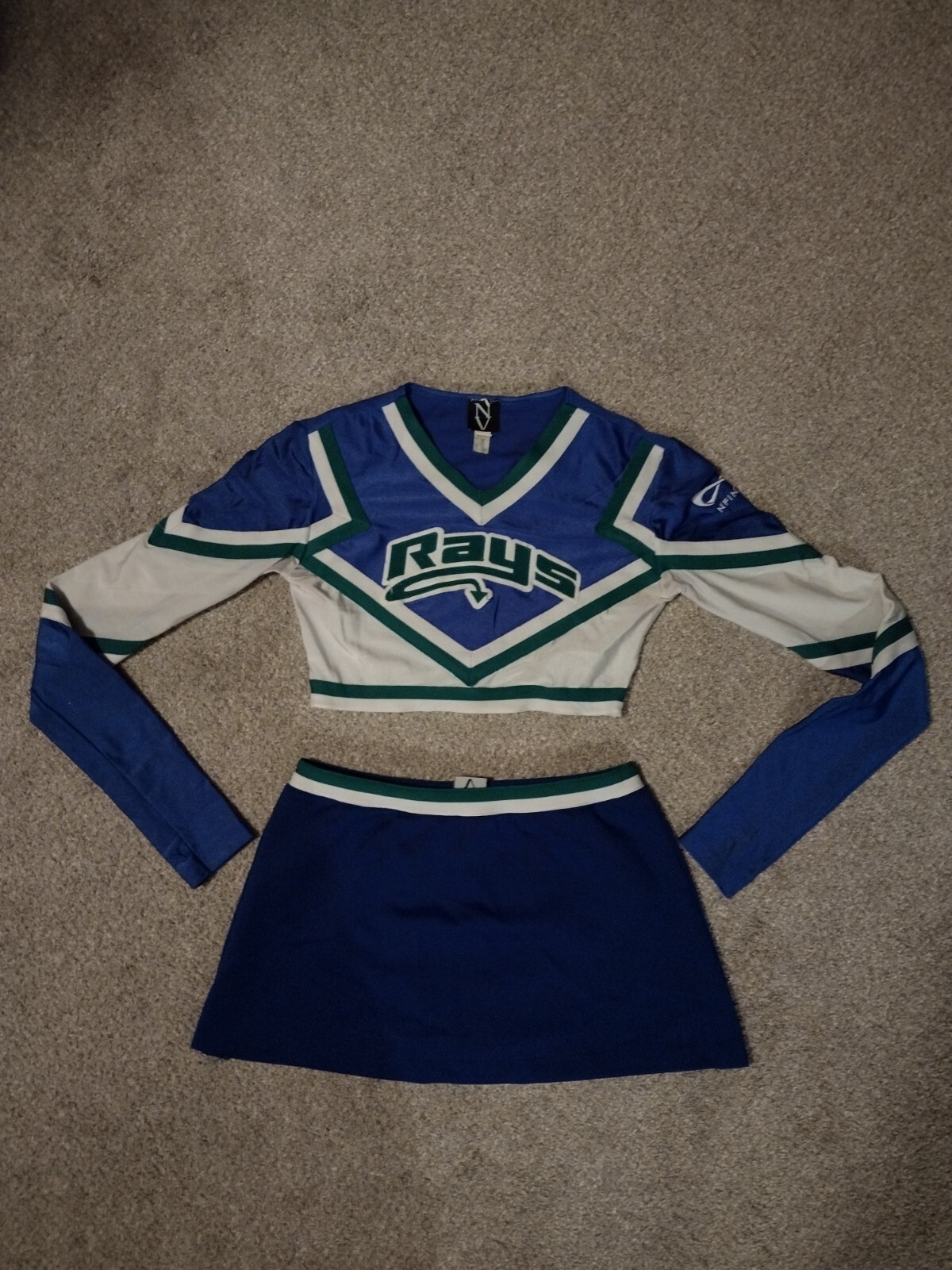 Authentic Orange Stingray All-star cheerleading uniform. 2010-2011 ...