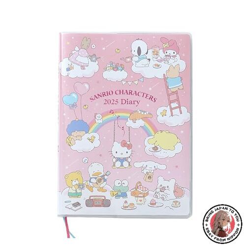 NEW Sanrio Characters B6 Block Diary 2025 Planner, Starts October 2024 ...