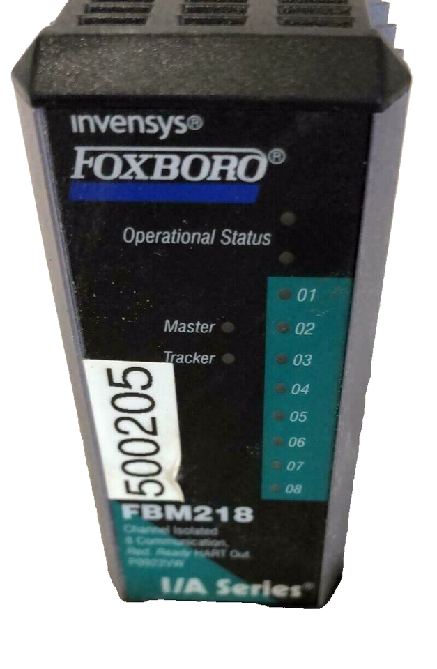 invensys foxboro FBM218 , Redundant Ready HART Output, 8 Channels, P/N ...