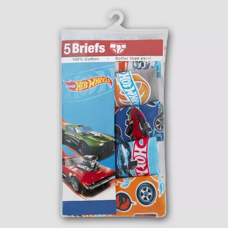 Boys' Hot Wheels 5pk Underwear Briefs | eBay