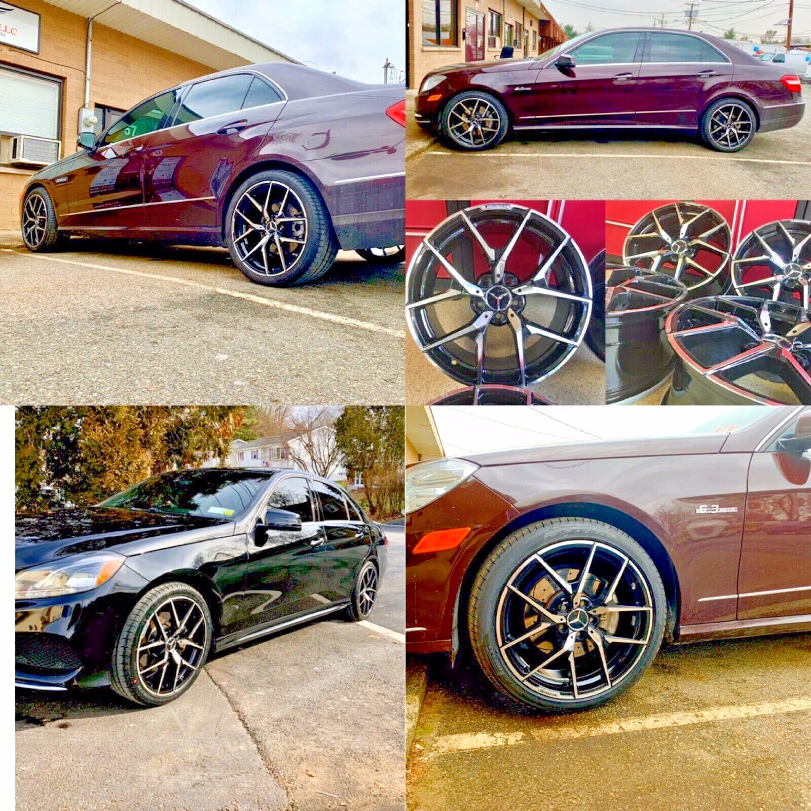 19/8.5 19/9.5 19 INCH WHEELS RIMS FITS MERCEDES C300 C250 C350 C400 C ...