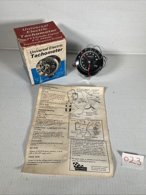 Vintage New Old Stock Arcotach X1000 Rpm Tachometer With Original Box ...