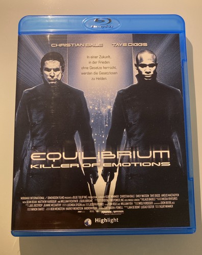 Equilibrium - Killer Of Emotions *** Blu-Ray ***Christian Bale | Sehr ...