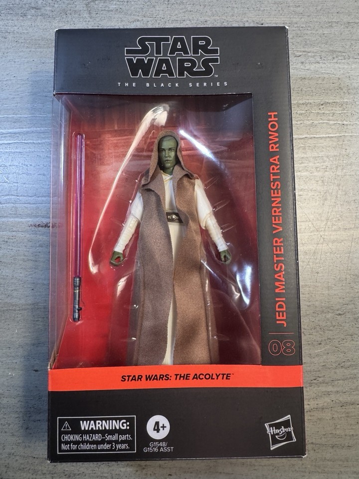 Star Wars Black Series Jedi Master Vernestra Rwoh 6" Action Figure ...