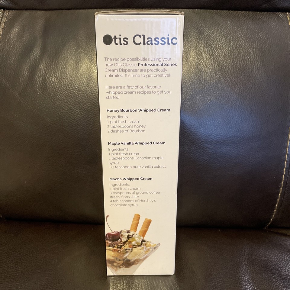 Otis Classic Stainless Steel Whipped Cream Dispenser, 500ml- NEW | eBay