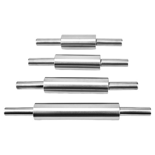 Stainless Steel Rolling Pin Portable Baking Rolling Pin Kitchen Gadgets ...