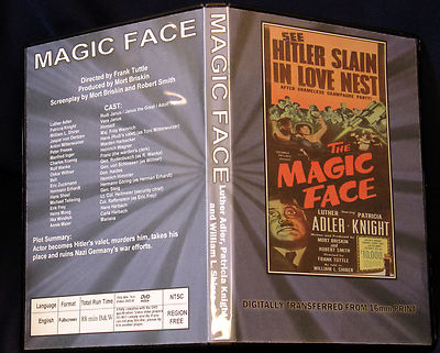 MAGIC FACE DVD Luther Adler Patricia Knight William L. Shirere 1951 | eBay