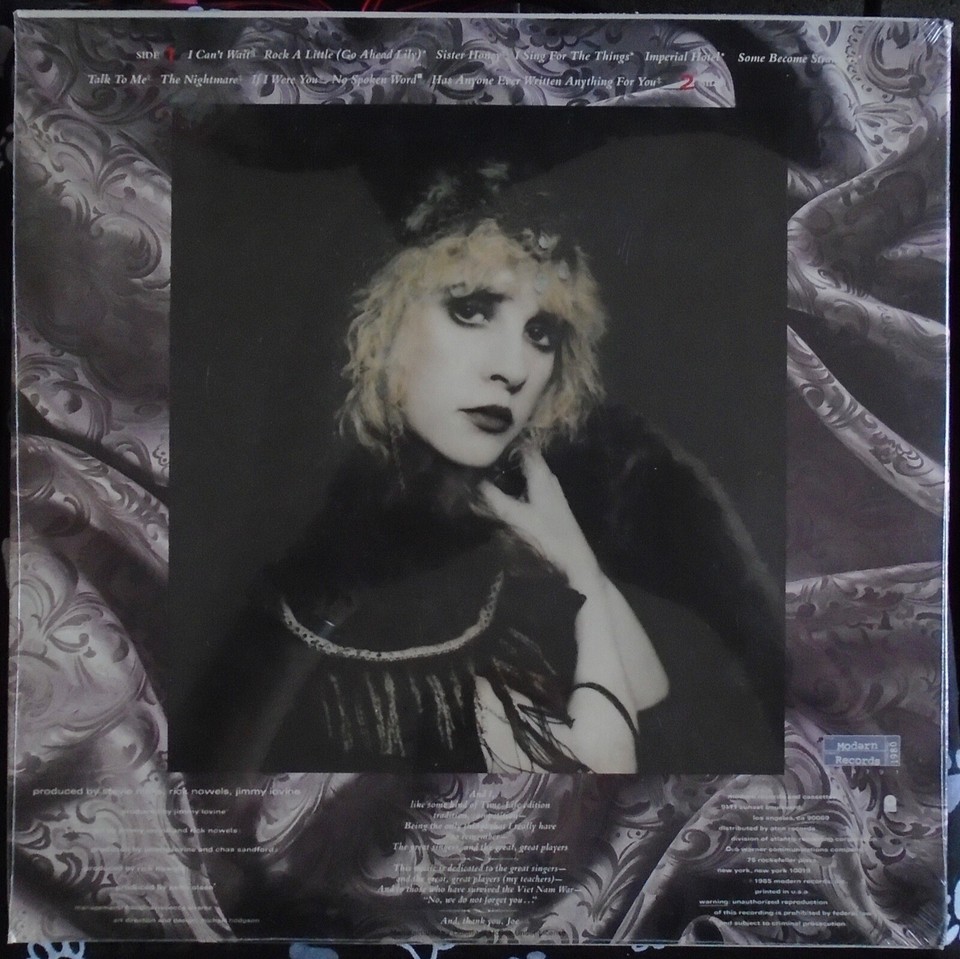 STEVIE NICKS, Rock A Little USA New Old Stock Sealed LP Fleetwood Mac ...