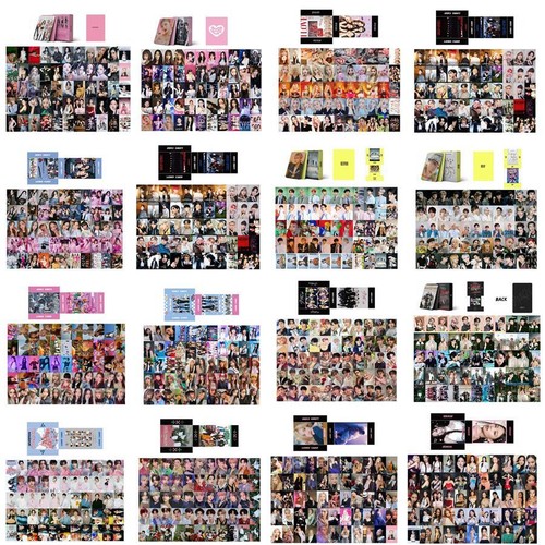 55pcs Kpop BP Bpink Stray Kids Paper Lomo Photo Cards Gidle TXT ...