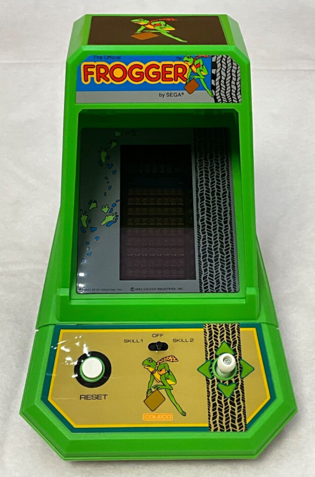 FROGGER COLECO MIDWAY VINTAGE HANDHELD TABLETOP ARCADE GAME, 1982, VERY ...