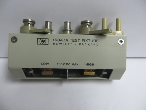 Hewlett Packard HP 16047A Test Fixture - Axial Radial Components | eBay
