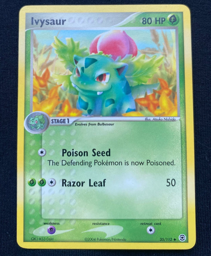 Pokémon TCG Ivysaur EX FireRed & LeafGreen 35/112 Regular Uncommon Card ...