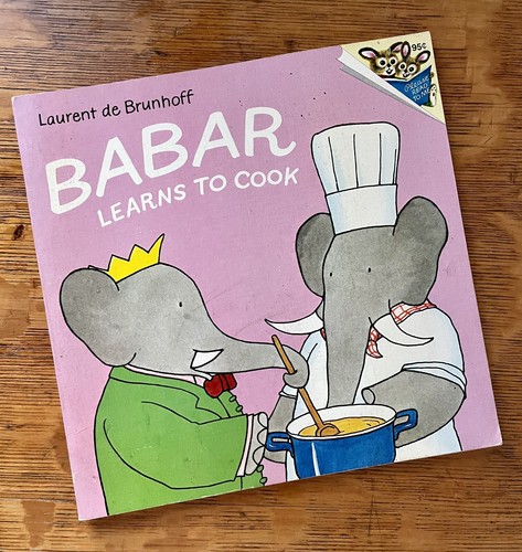 Vintage Babar Learns To Cook 70s Softcover Laurent de Brunhoff ...