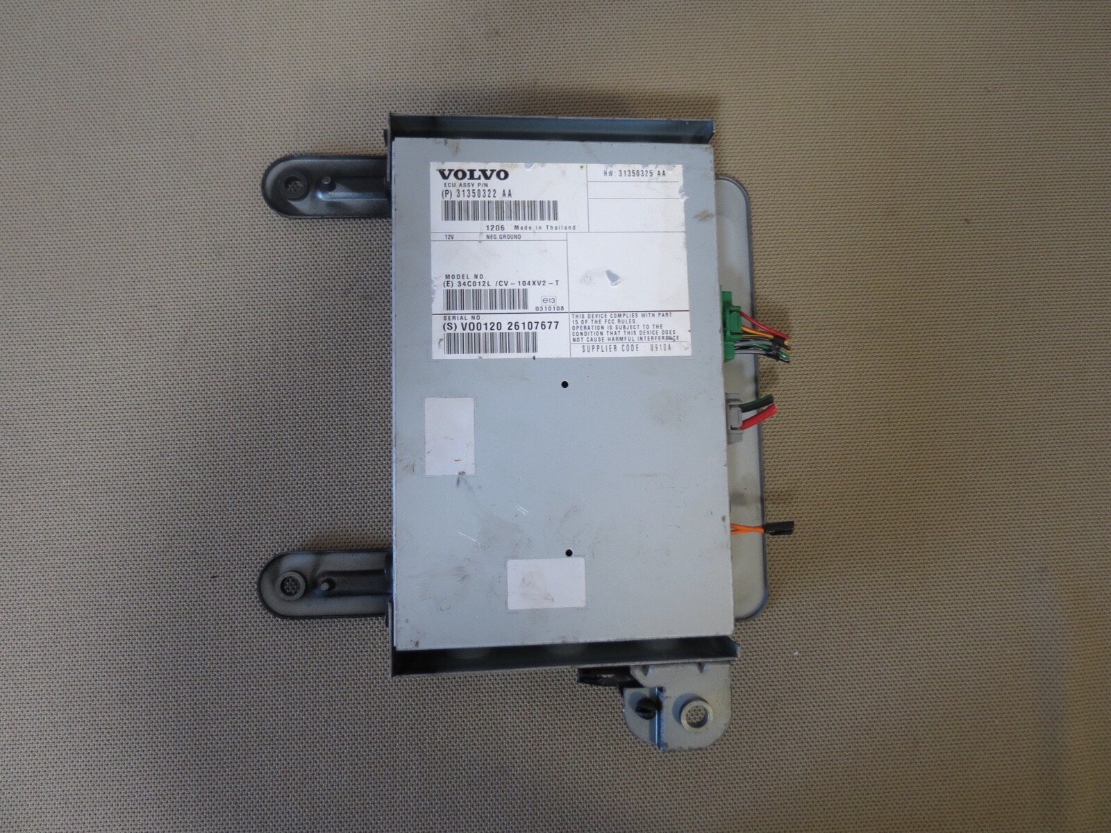 2011-2016 Volvo S60 Audio Radio AMP Amplifier Module 11 12 13 14 15 16 ...