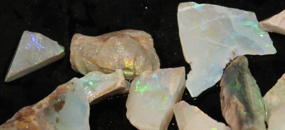 Premium Australian Rough Opals that all SPARKLE 150ct Coober Pedy ...