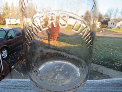 TREQ Milk Bottle Turner Turner's Dairy Farm Arcade NY WYOMING COUNTY ...