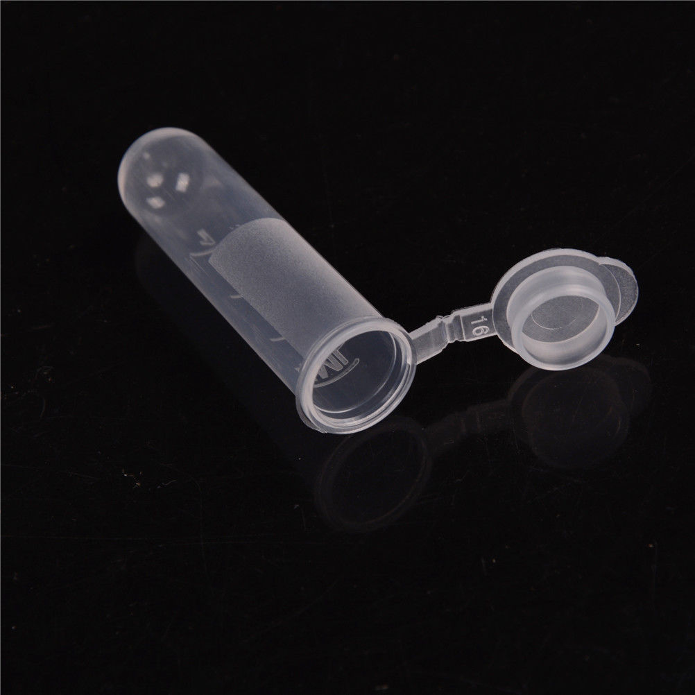 30x 5ml Lab Clear Micro Plastic Test Tube Centrifuge Vial Snap Cap ...