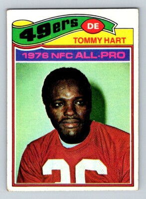 1977 TOPPS FOOTBALL 49'ERS TOMMY HART | eBay