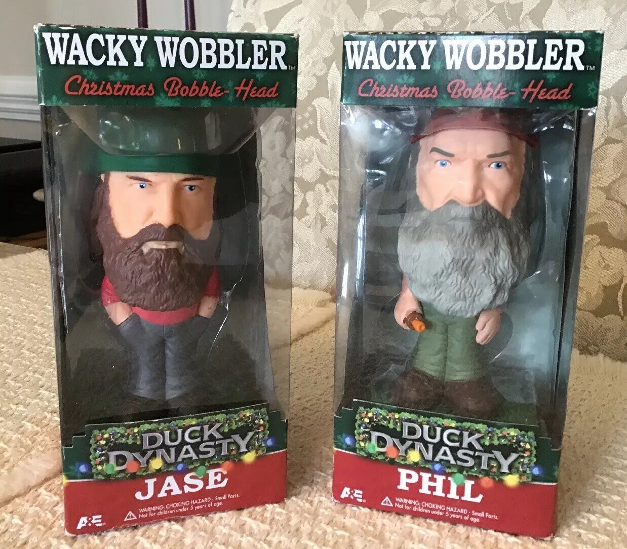 Duck Dynasty Wacky Wobbler Bobble Head Funko - PHIL & JASE, Christmas ...