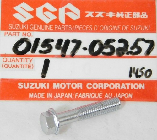 1 NOS Genuine Suzuki GN 125 250, LS650 Savage 5x25 Bolt Part OEM 01547 ...