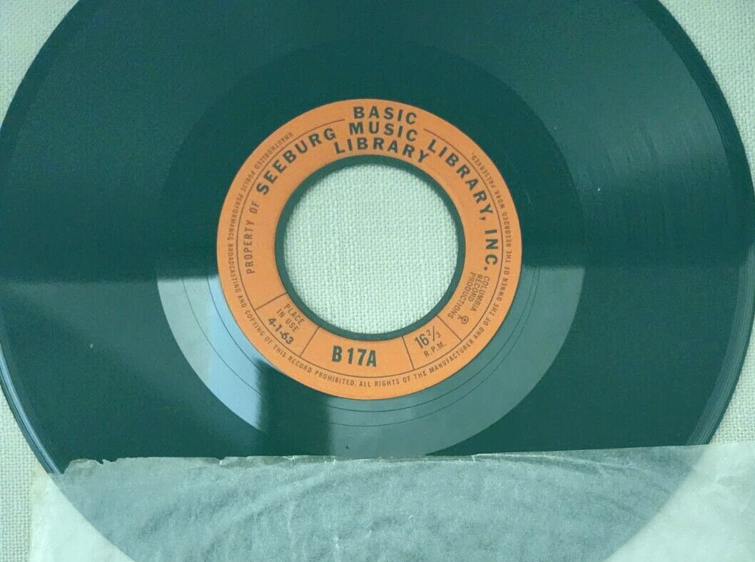 Seeburg Background Music Library Records RCA Vinyl - Basic #17 | eBay
