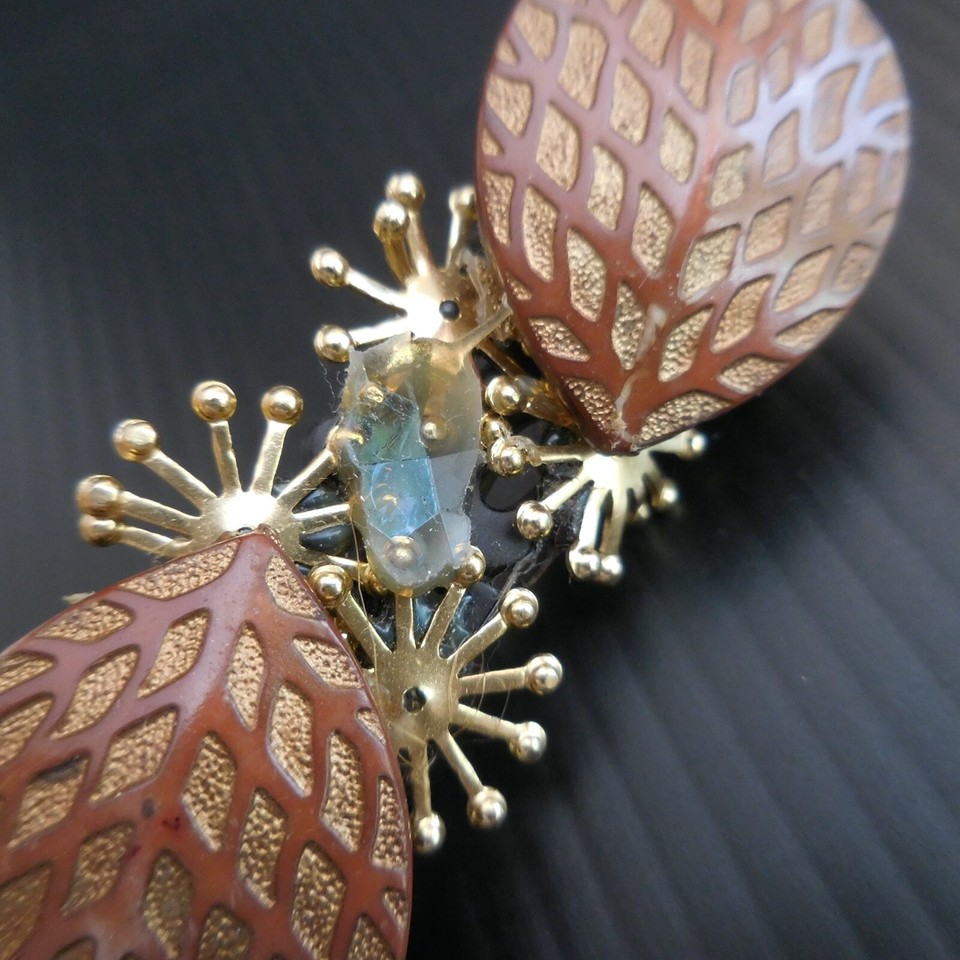 Brown Hair Clip Vintage Jewelry Accessory Fashion Women N5685 | eBay