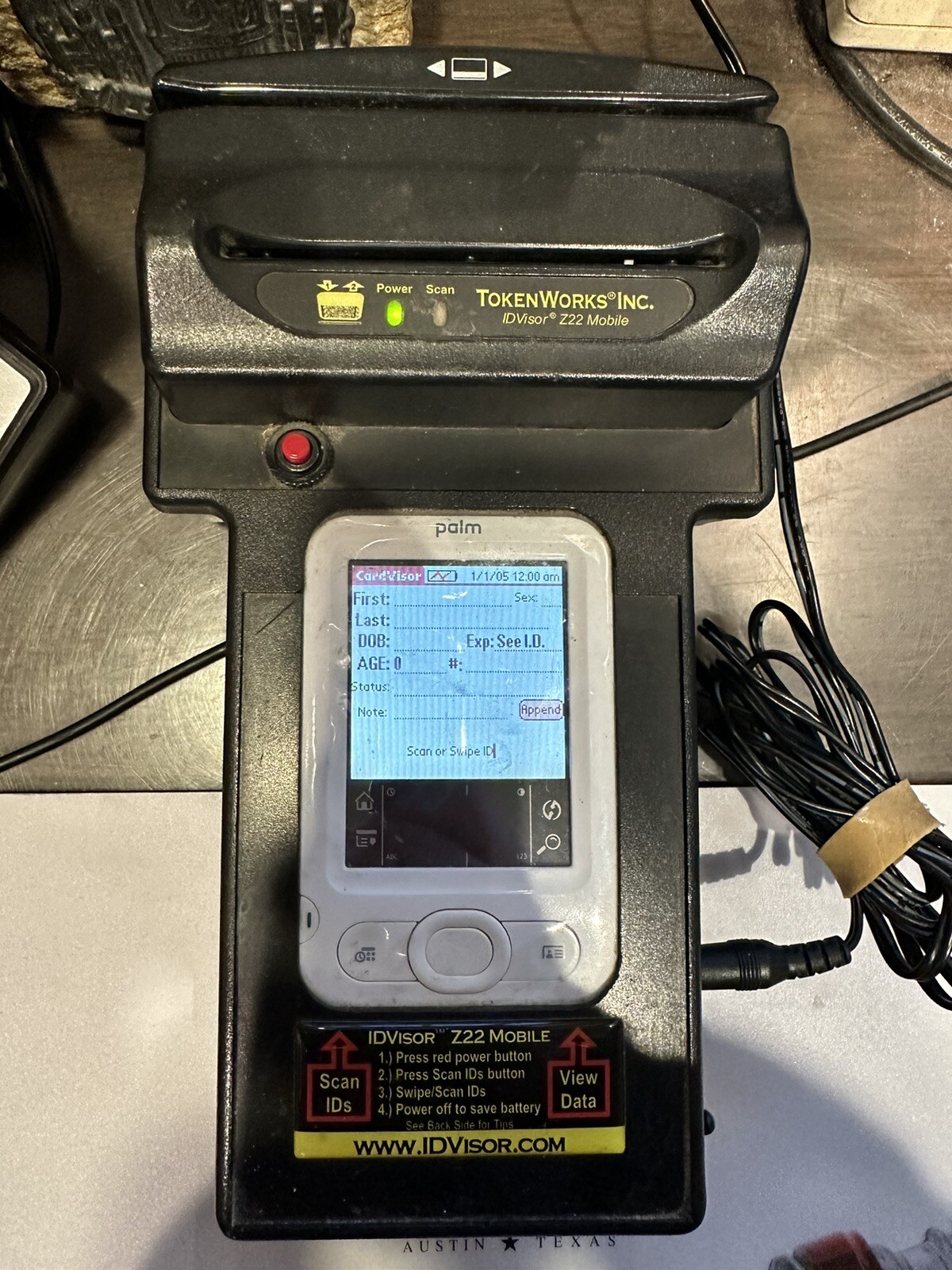 TokenWorks IDVisor Z22 Countertop ID Scanner | eBay