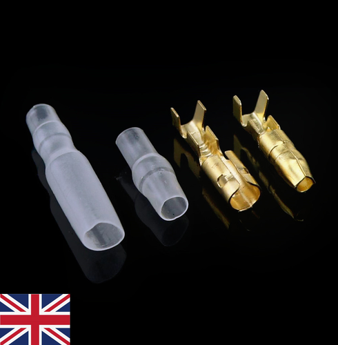 200PCS Car Motorcycle Terminals Male & Female Wire Bullet Crimp ...