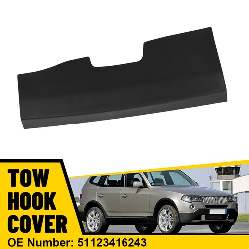 Black Rear Tow Hook Eye Cover Cap Fit BMW X3 E83 2006-2010 BMW X3 E83 ...