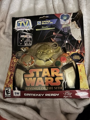 STAR WARS REVENGE OF THE SITH PLUG & PLAY TV GAMES YODA JAKKS PACIFIC ...