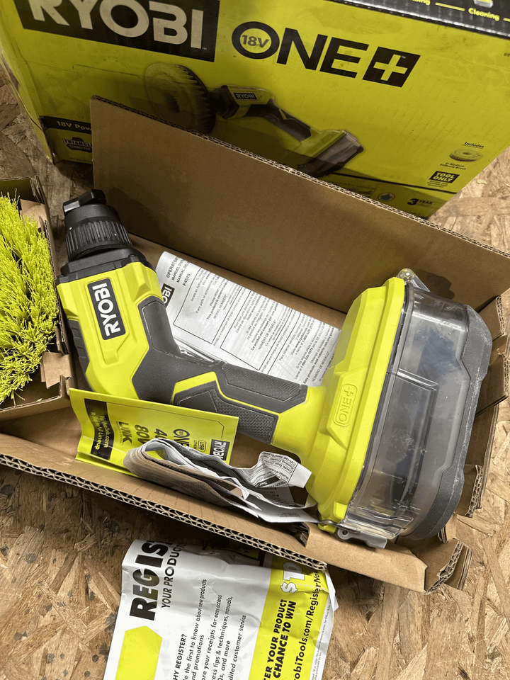 RYOBI ONE+ 18V Cordless VORTEX Power Scrubber (Tool Only) 33287179671| eBay