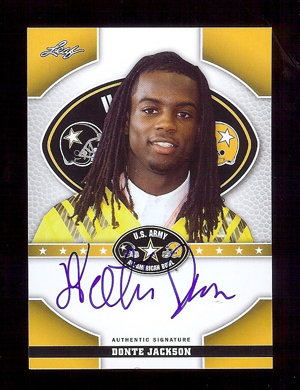 DONTE JACKSON Pittsburgh Steelers / LSU Tigers 2015 Leaf *TOUR ...