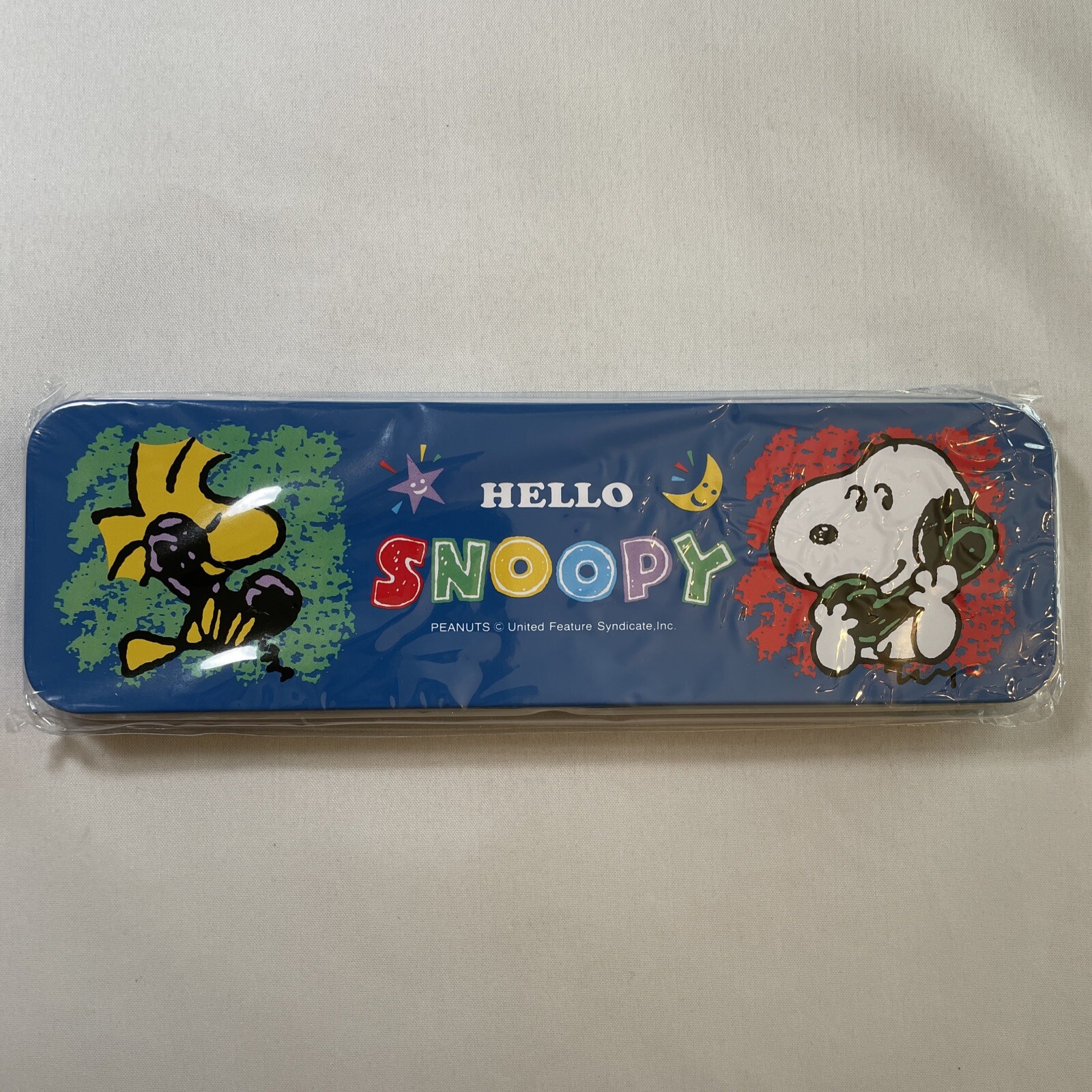 Peanuts Hello Snoopy Tin Pencil Box United Feature, Inc. New In Package ...