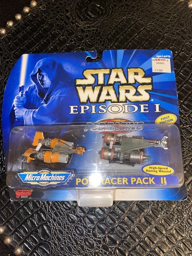 star wars micro machines Pod Racer Pack 2 set Hasbro Galoob 1998 Sealed ...