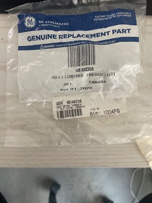 GE WE4M398 Dryer Inlet Thermistor 4861543189593| eBay