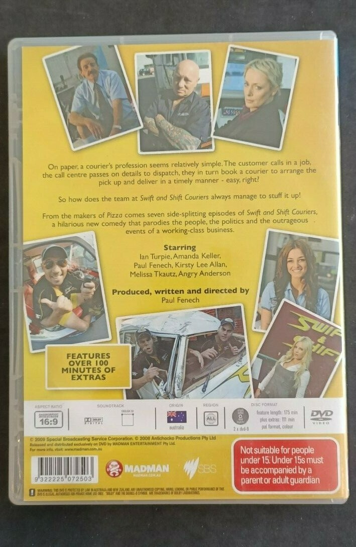 Swift & Shift Couriers DVD Series 1 & 2 SBS DVD 2009 2011 All Regions ...