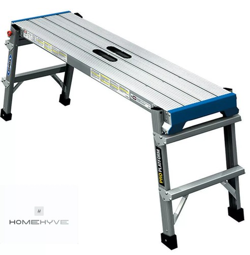 Werner 79025 Aluminium Pro Work Platform Hop Up step up Folding Bench ...