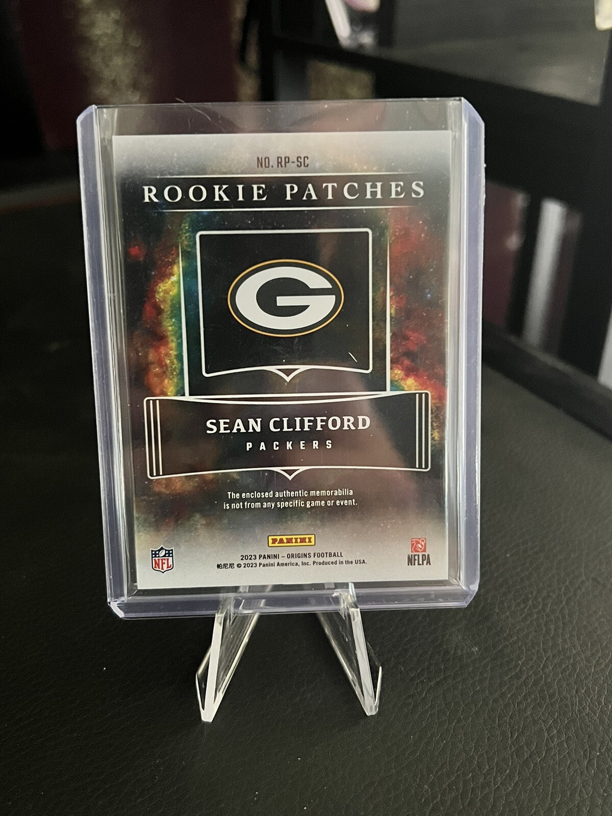 Sean Clifford 08/25 Origins Patch Card Green Bay Packers | eBay