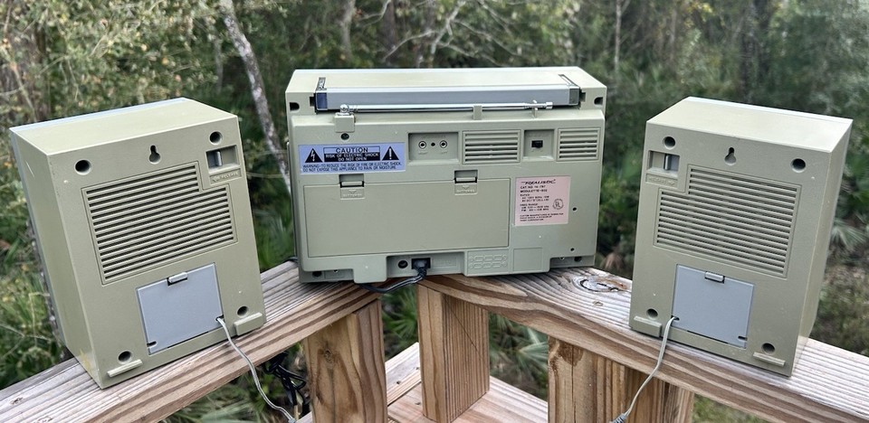 Vintage Realistic Radio Cassette Player Modulette 602 Boom Box Retro ...