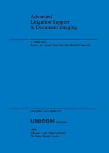Advanced Litigation Support and Document Imaging by V. Mital (1995 ...
