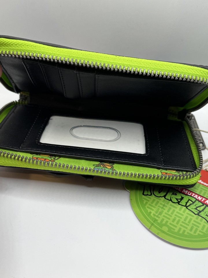Loungefly Teenage Mutant Ninja Turtles Sewer Cap Zip Wallet - NEW W ...
