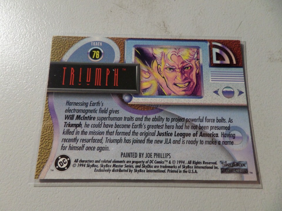1994 DC Master Series BASE Trading Card #76 TRIUMPH | eBay