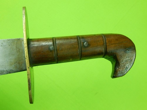 RARE US WW2 Chindit V-44 Type Large Bowie Fighting Knife w/ Sheath | eBay