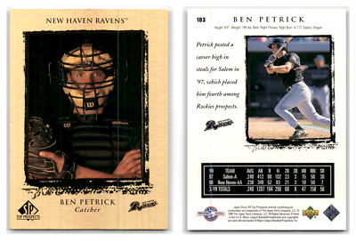 1999 SP Top Prospects #103 Ben Petrick - New Haven Ravens | eBay