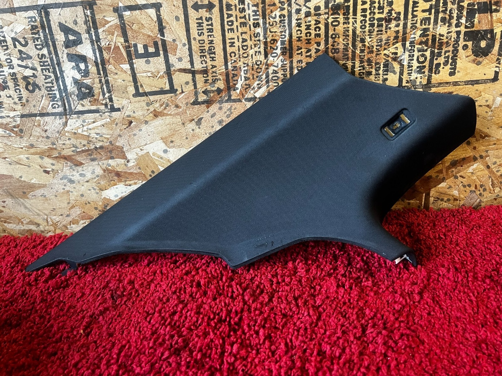 BMW 2007-2013 E92 REAR LEFT DRIVER SIDE C PILLAR TRIM COVER BLACK OEM ...
